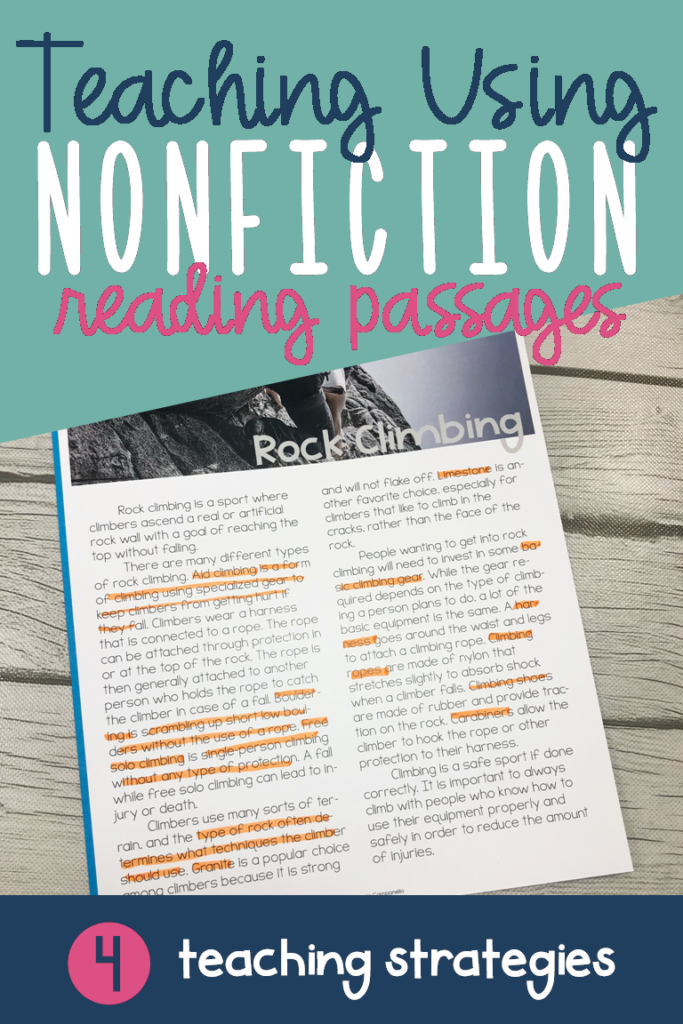 Teaching Using Nonfiction Reading Passages - Angie Campanello